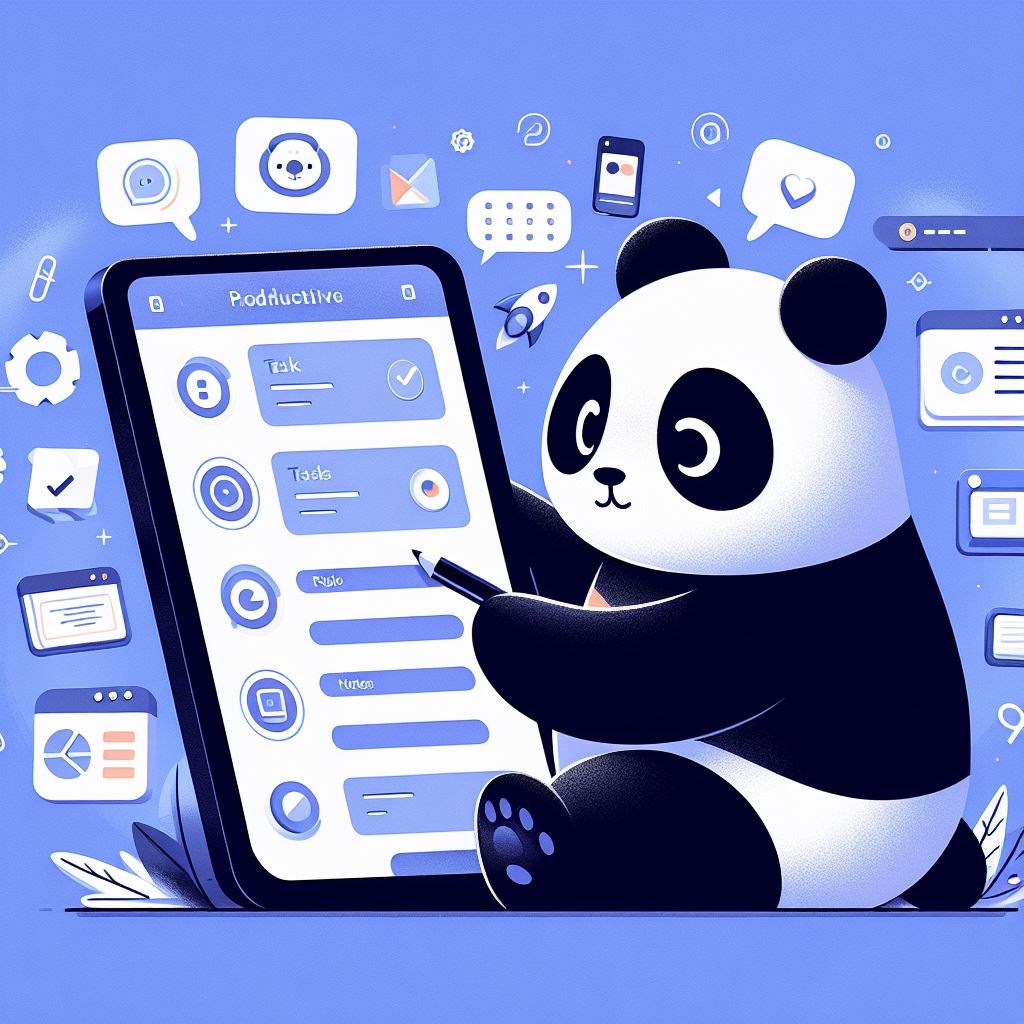 Pandamonium: When Napping Pandas Meet Productivity Apps! - ILN